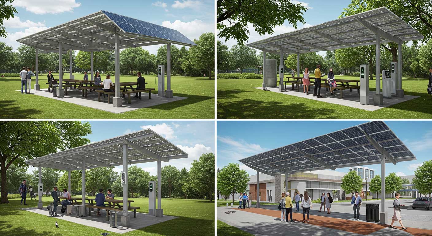 Solar Pergola – sunpowerpergolas.com